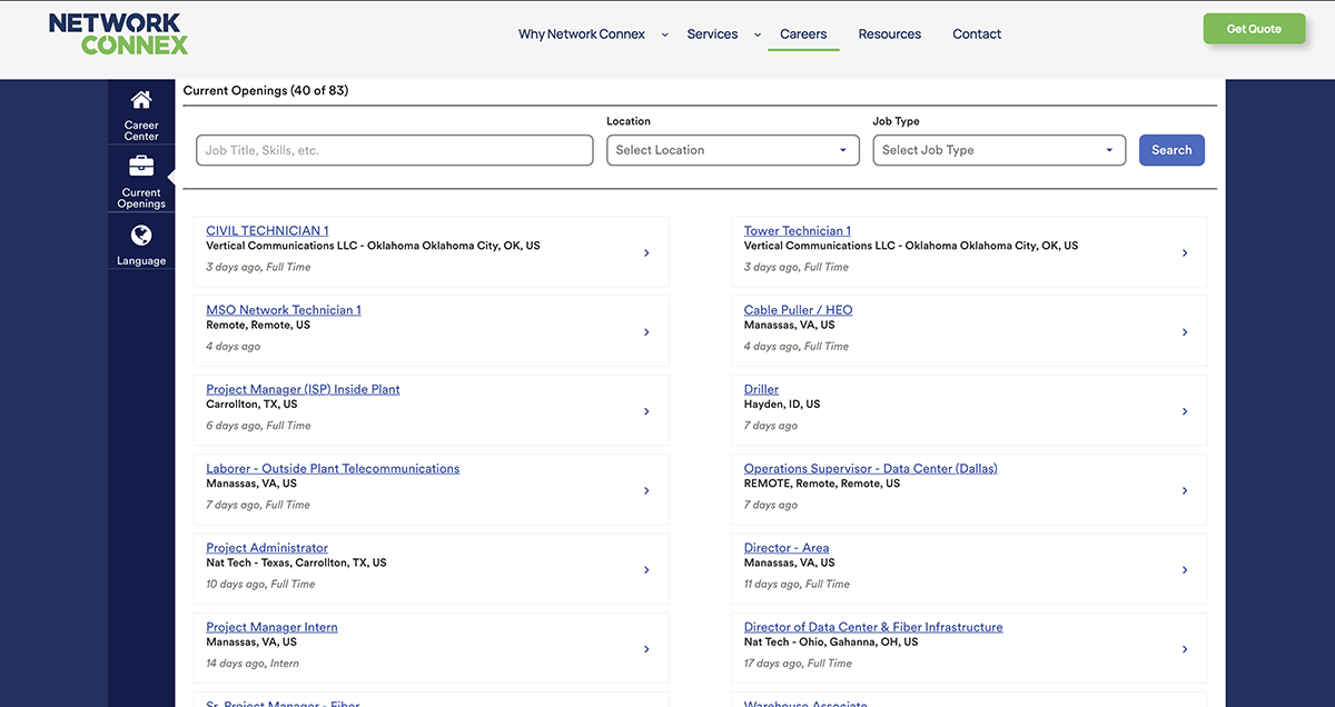 Network Connex Careers - Join Our Team | Network Connex